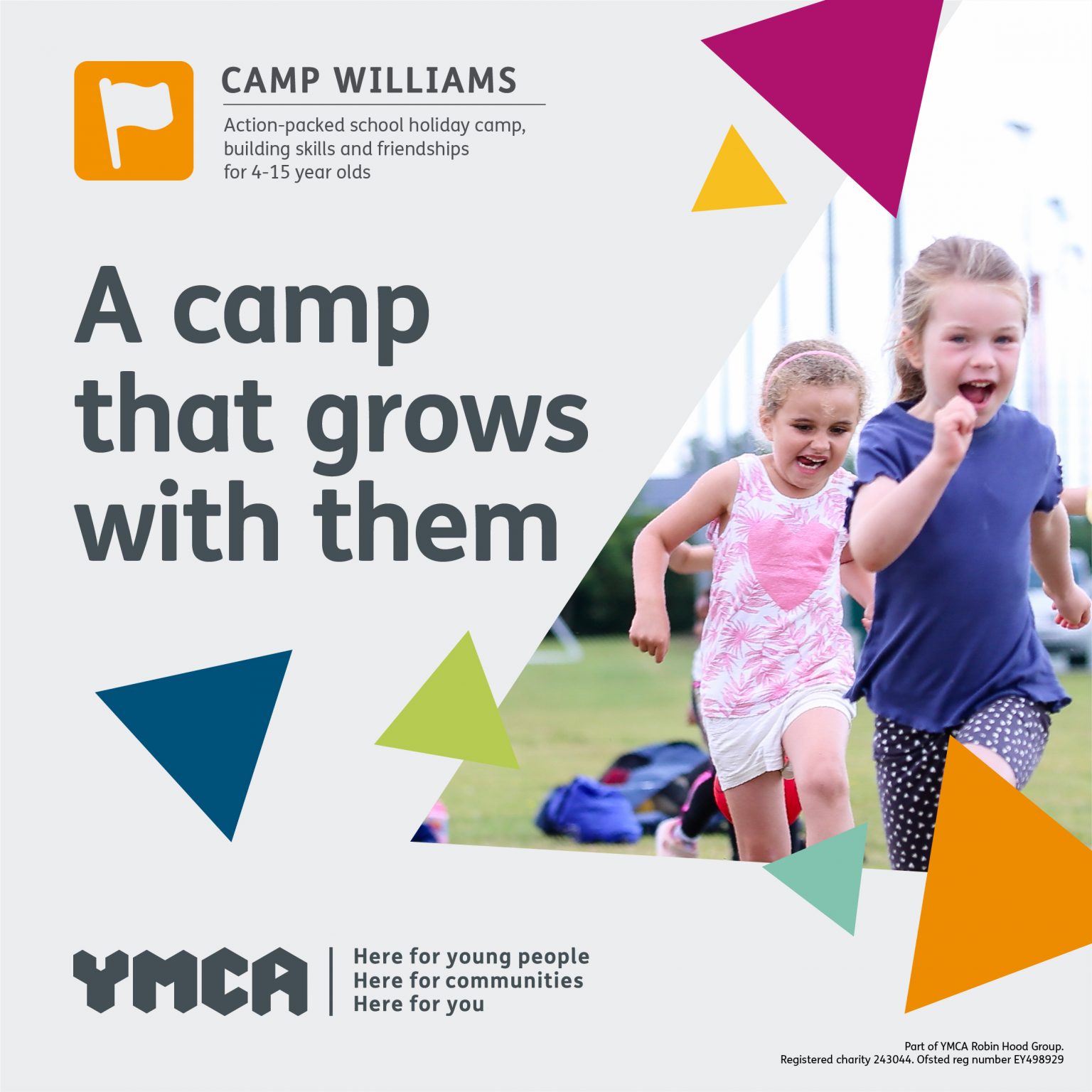 YMCA Camp Williams is moving to Becket School - YMCA Robin Hood